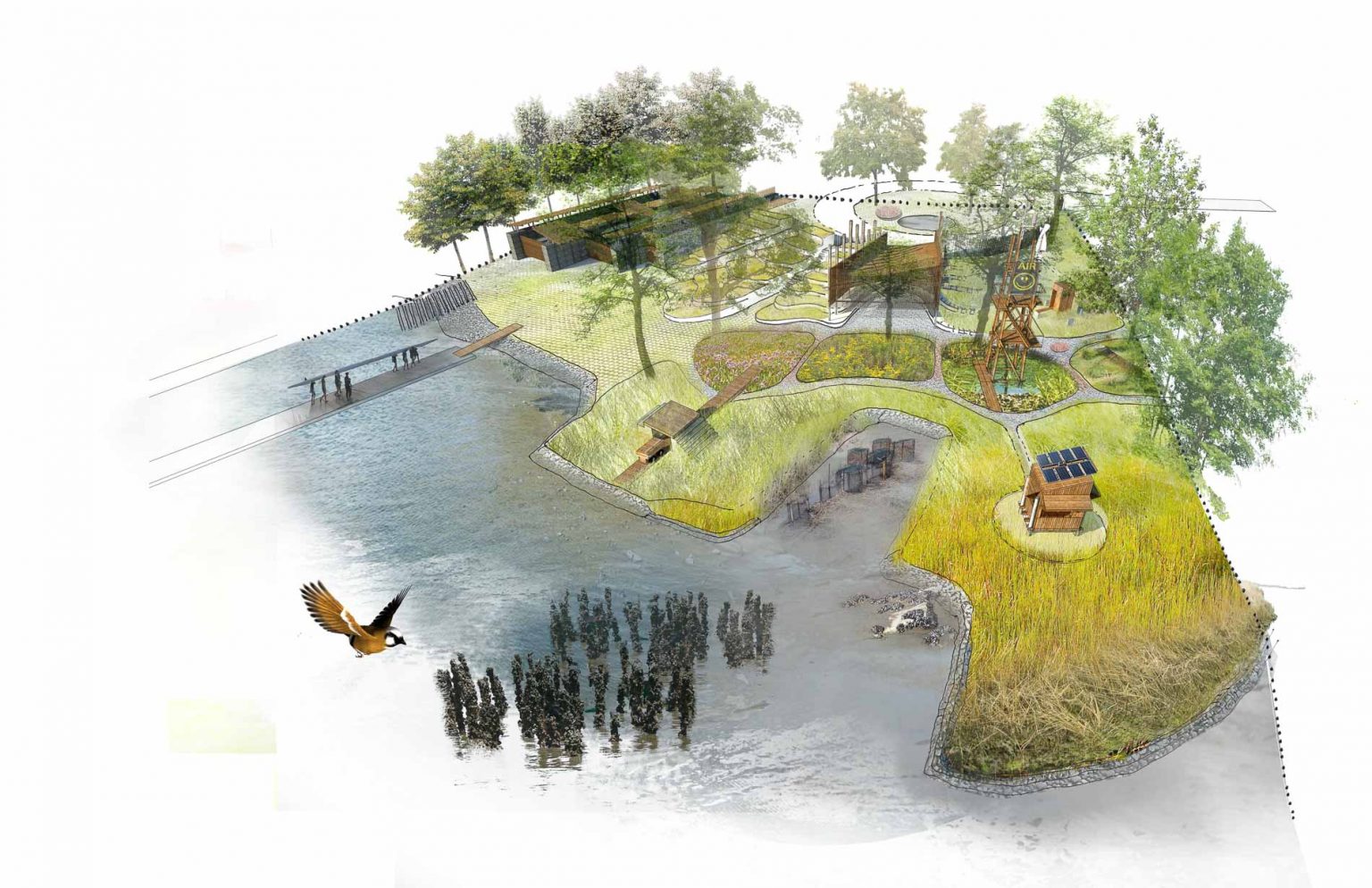 Community Space Project - EDGE Pavilion - Lang Architecture
